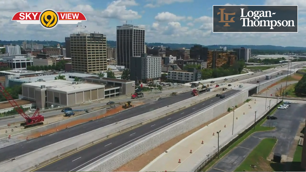 Construction along Highway 27 in downtown Chattanooga shows progress | WTVC