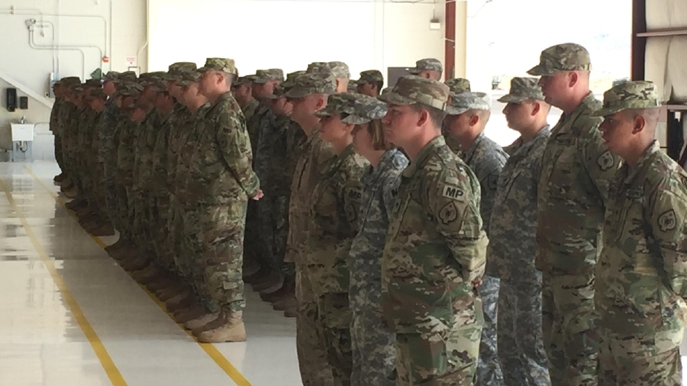 Deployment ceremony held for Nevada Army Guard's 485th Military Police ...